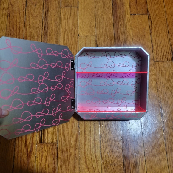 Drunk Elephant | Bags | Drunk Elephant Mirror Silver Neon Pink Box ...